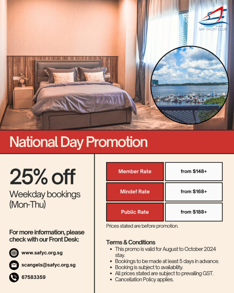 National Day Promotion – SAF Yacht Club